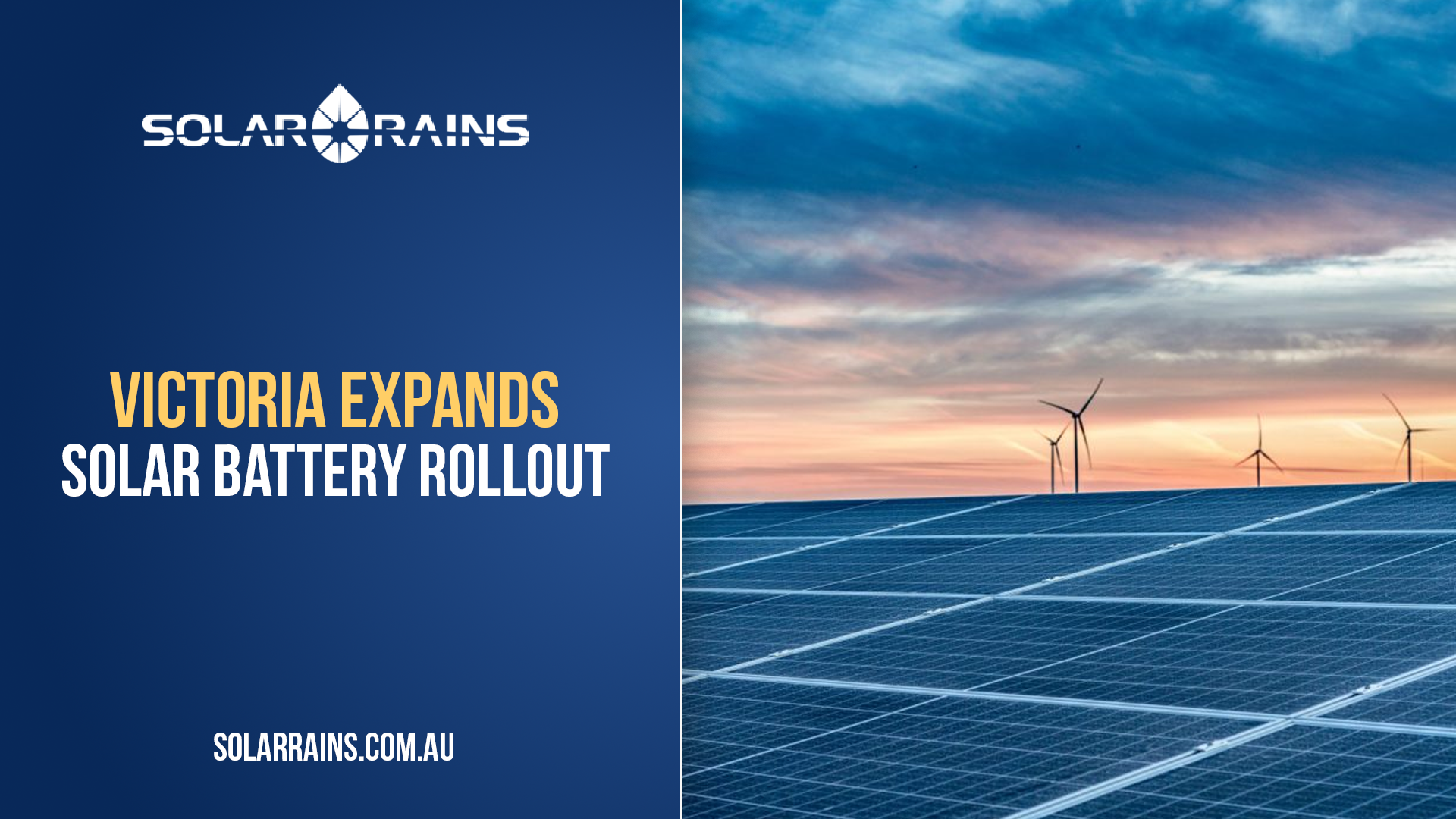 Victoria Expands Solar Battery Rollout for Local Communities - Solar ...