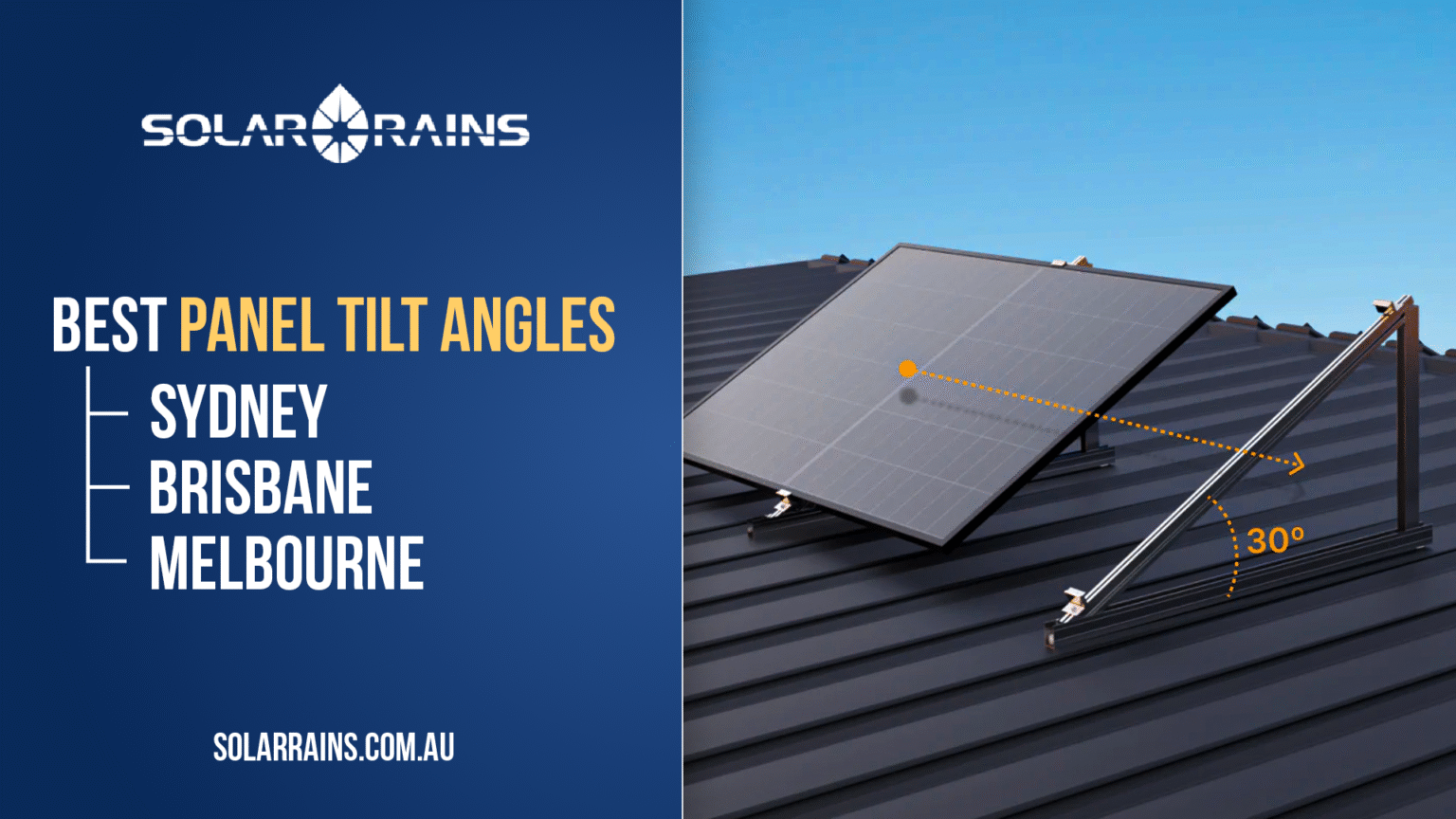 Best Panel Tilt Angles in Sydney, Brisbane & Melbourne - Solar Rains ...